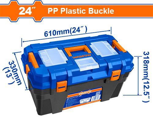 Wadfow 24″ Plastic Tool Box – General Point Enterprise